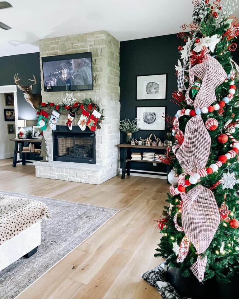 Identical Console Tables Flank a Fireplace Wall - Soul & Lane