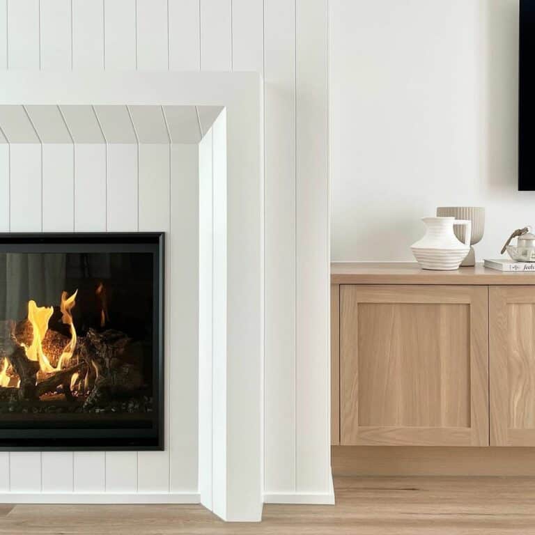 11 Vertical Shiplap Fireplaces to Spruce up Your Home