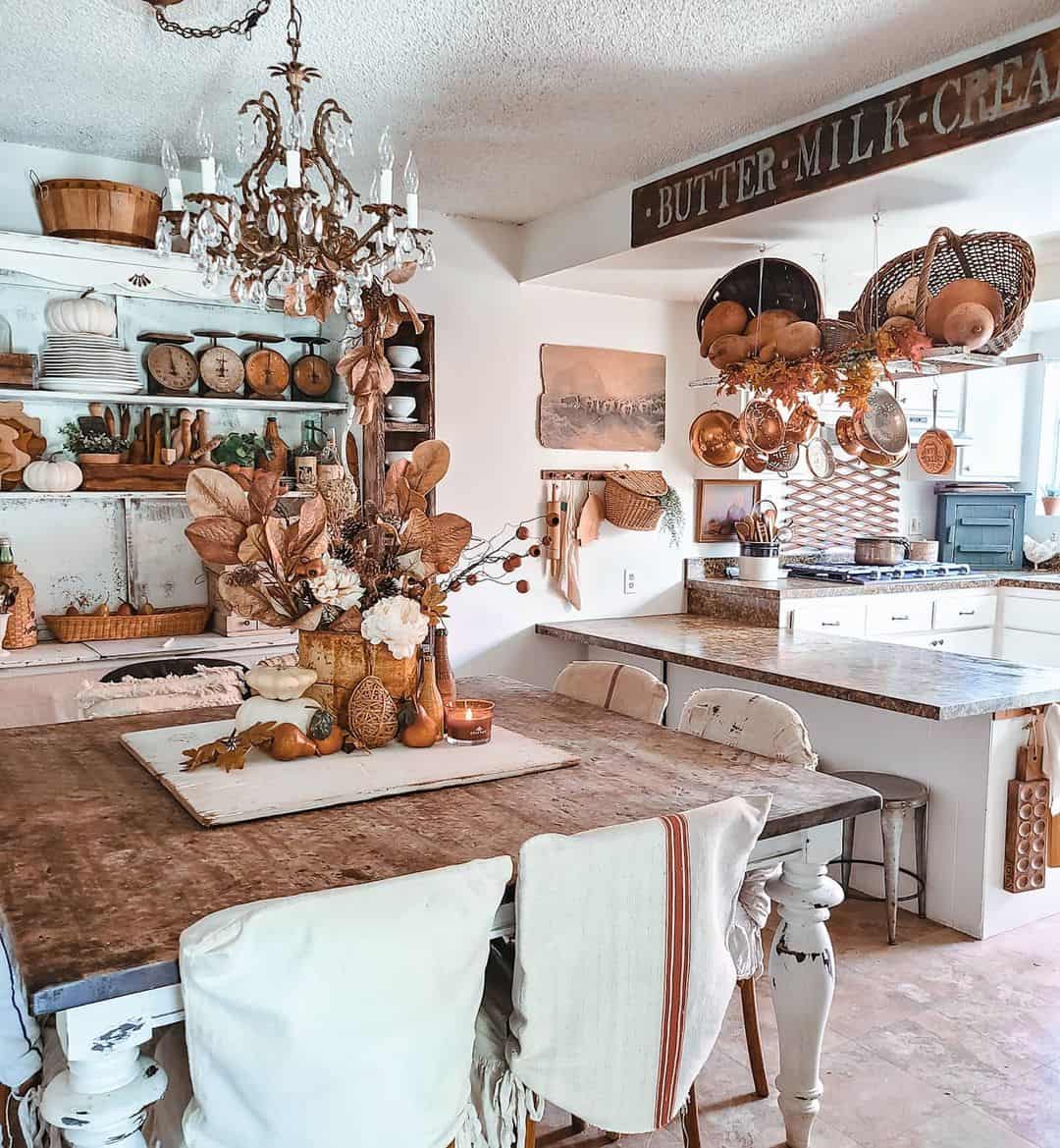 Fabulous Antiques Fill an Open Kitchen - Soul & Lane