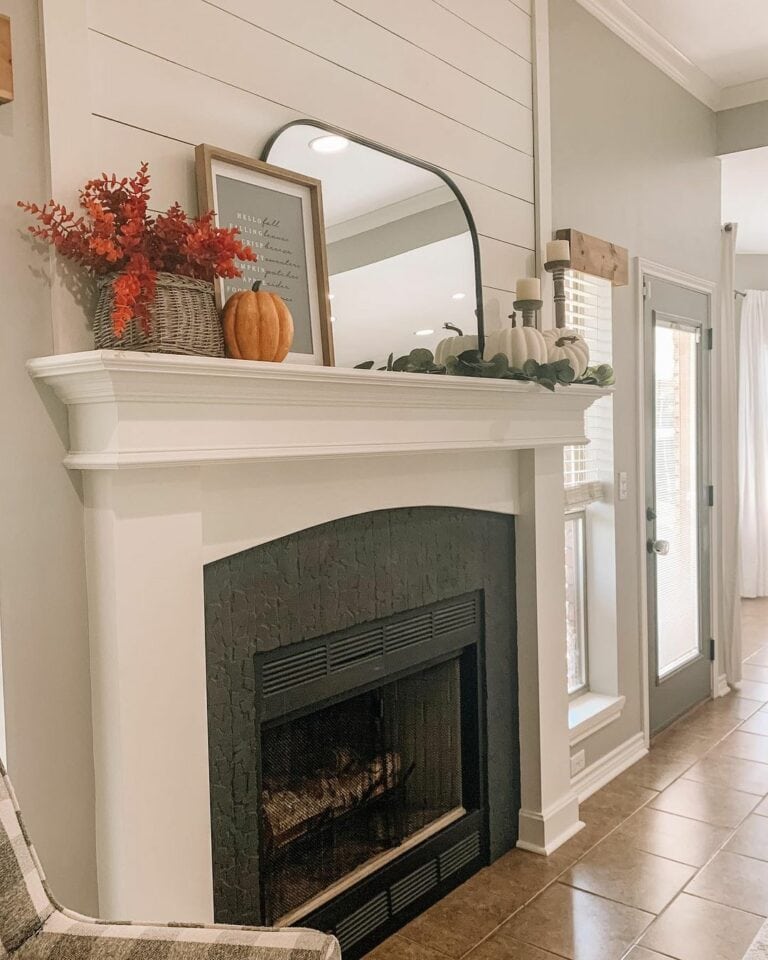 Modern Traditional Fall Mantel - Soul & Lane