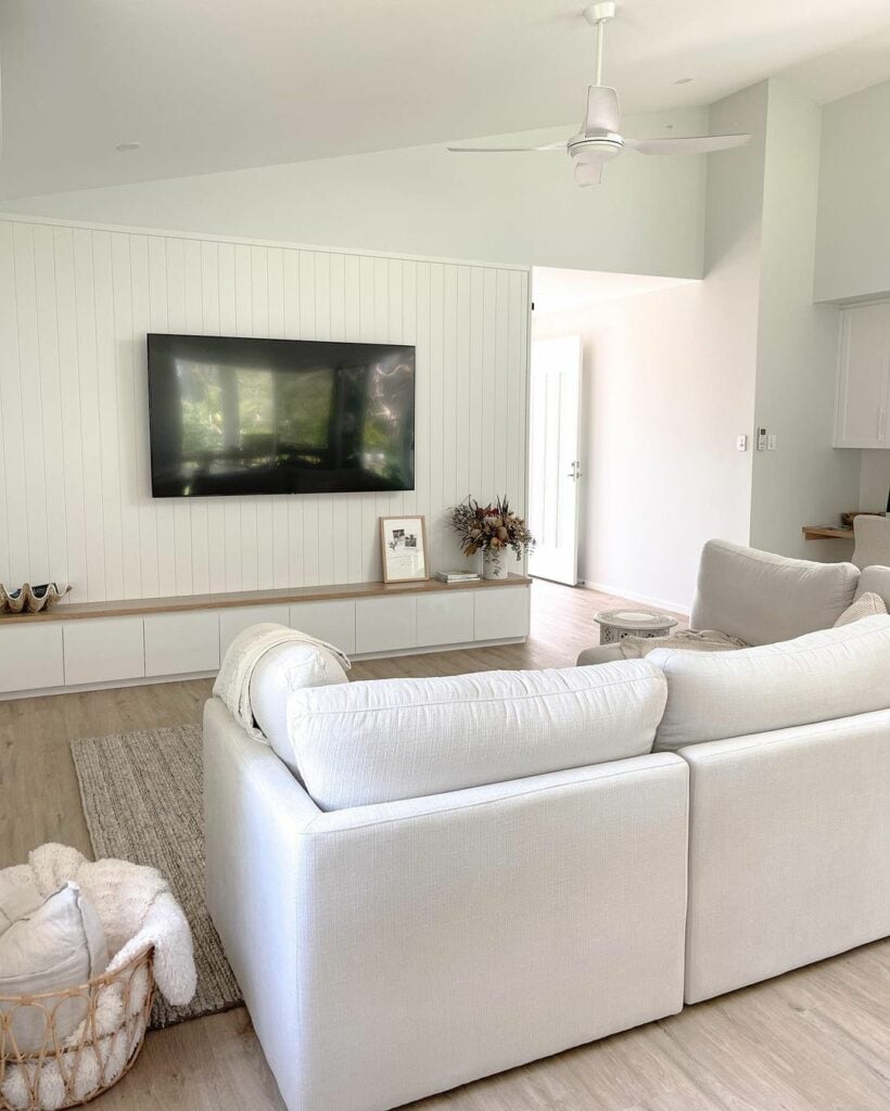 Wall-length Shelf Doubles as Hidden Storage - Soul & Lane