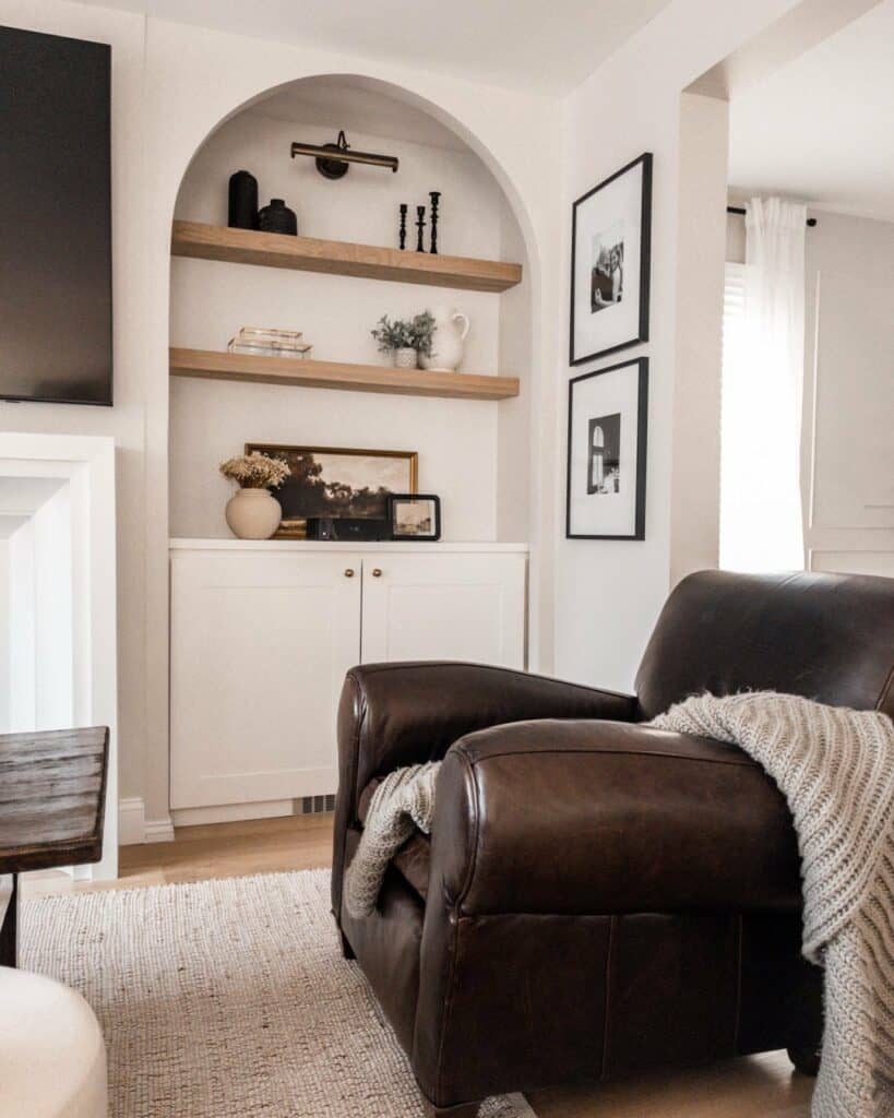 Arched Living Room Alcove - Soul & Lane
