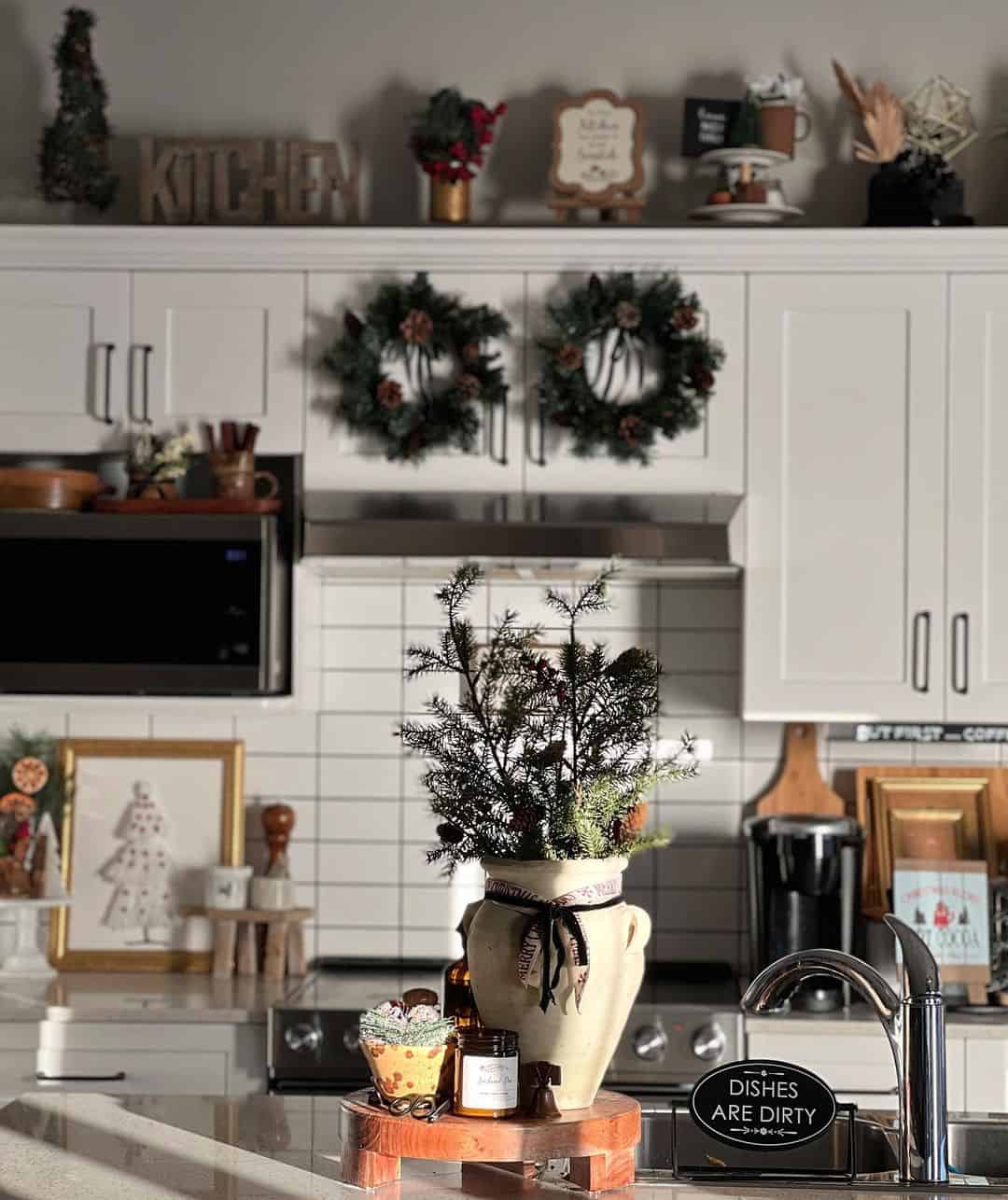 Evergreen Symbolism as Kitchen Decor - Soul & Lane