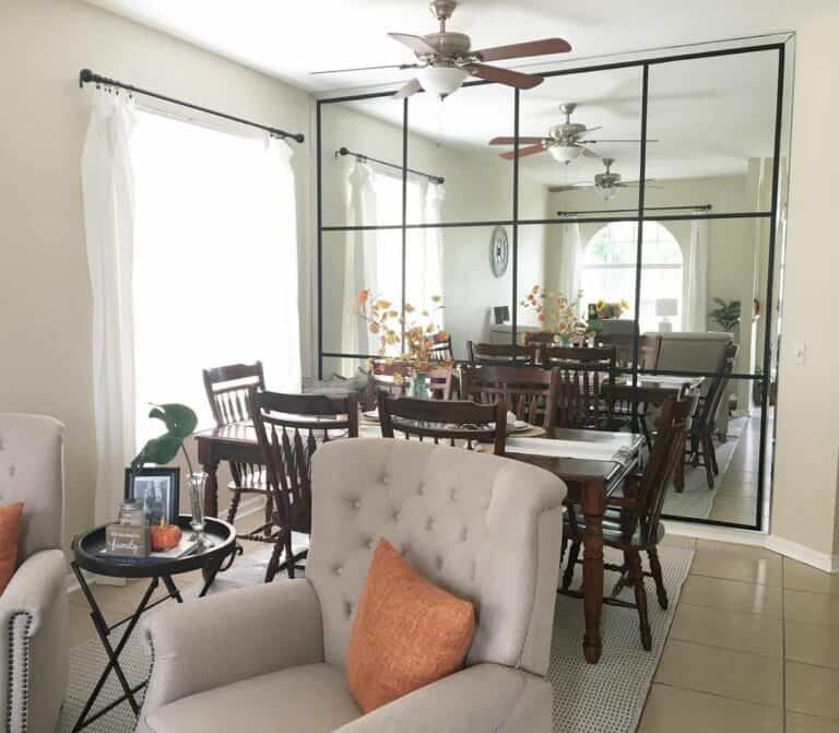 Mirrored Wall Gives the Illusion of Space - Soul & Lane