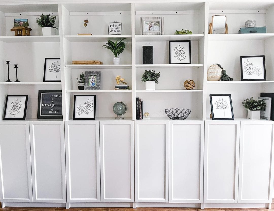 20 Built-in Shelf Decorating Ideas to Spruce up Any Space