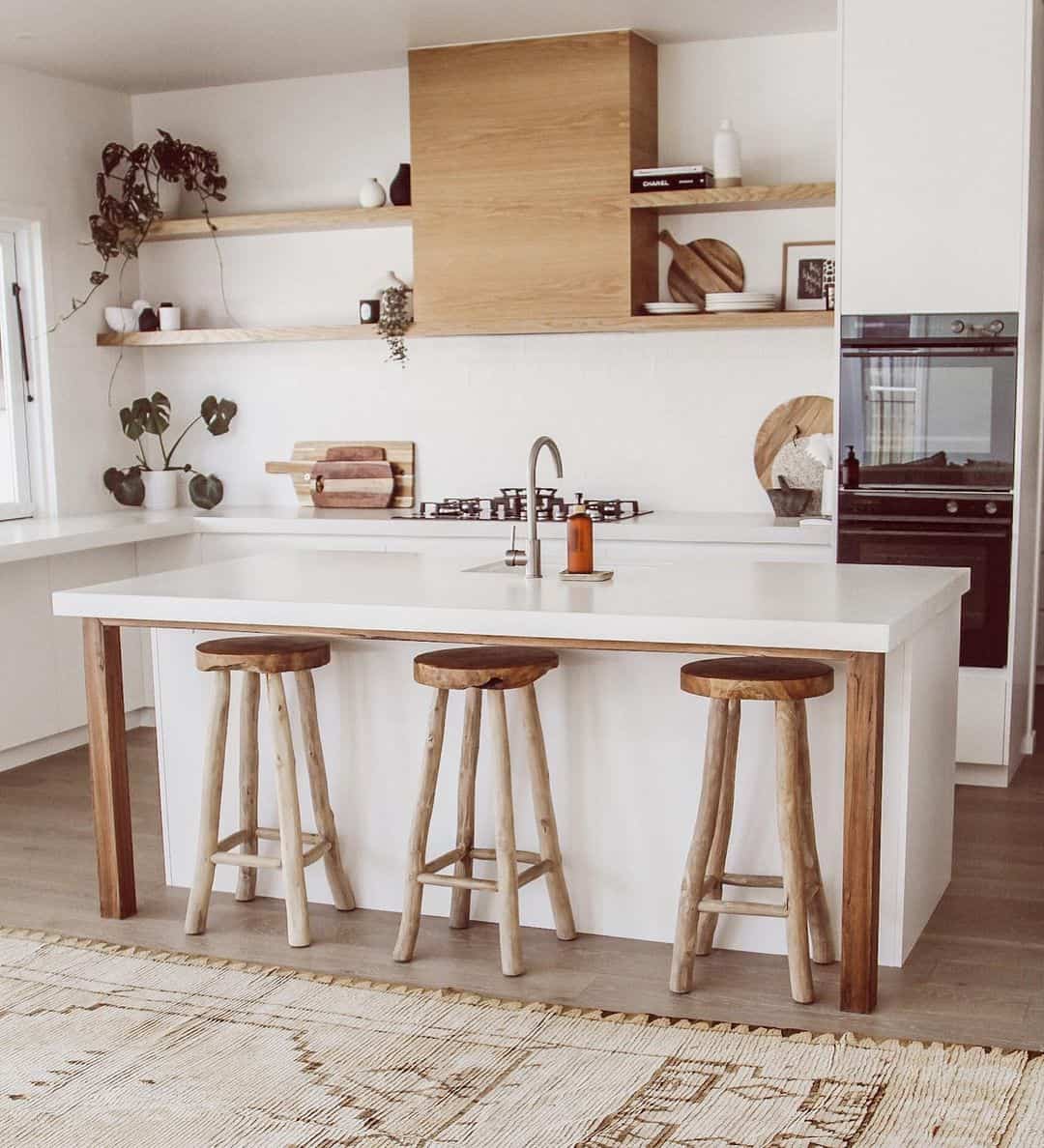 Old Meets New in White and Wood Kitchen - Soul & Lane