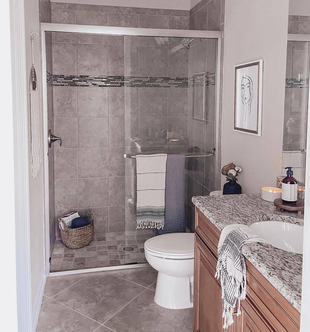 30 Charming Bathroom Shower Wall Ideas With Character