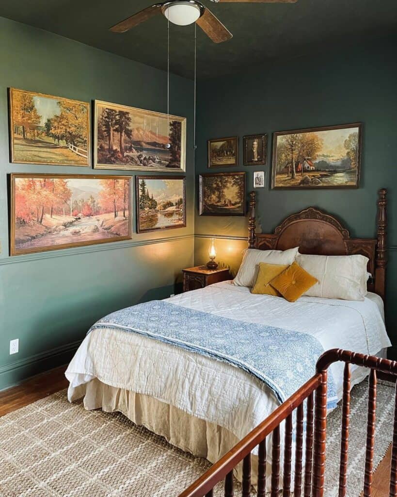 Decorating Bedroom Walls With Traditional Artwork - Soul & Lane